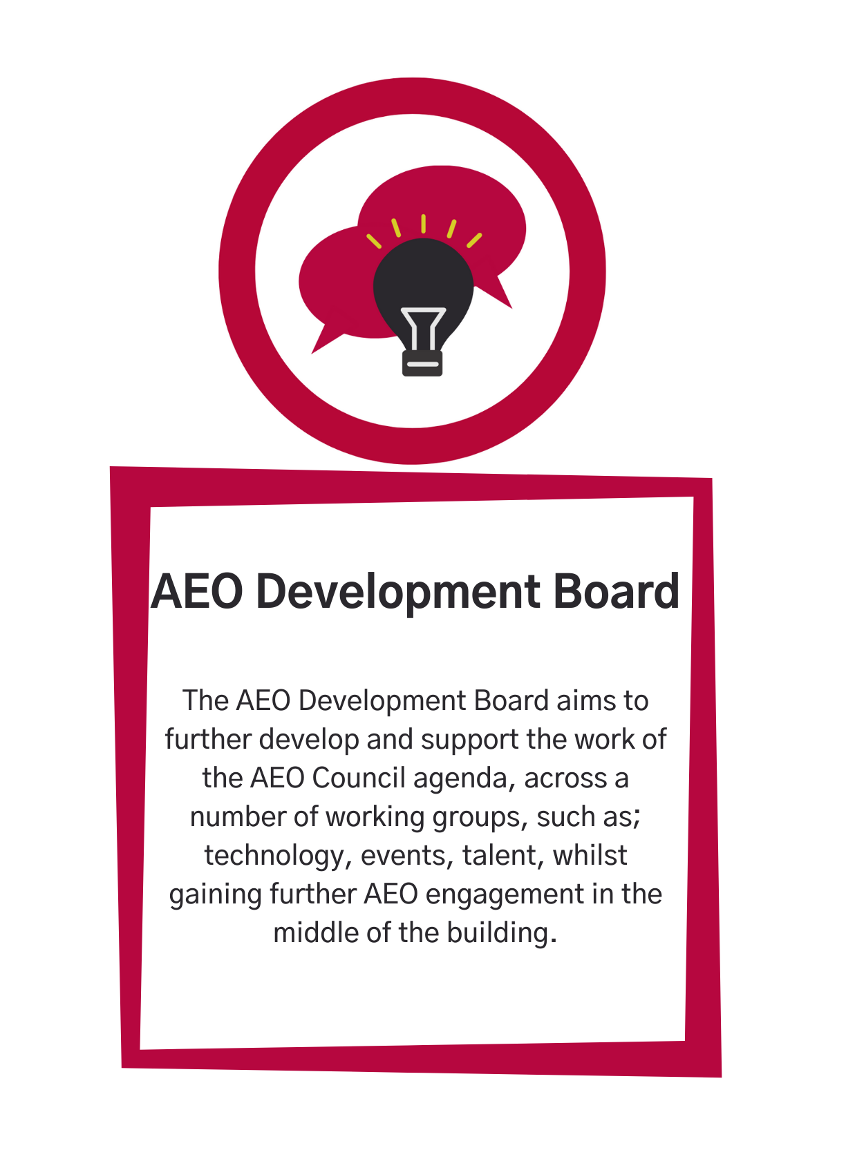 Working Groups - AEO